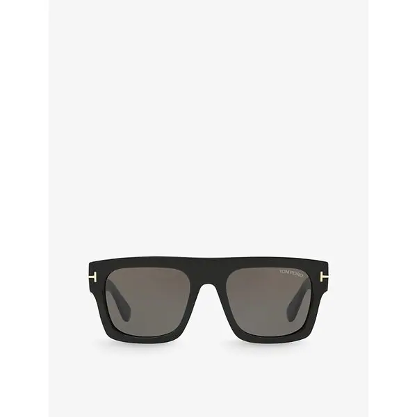TOM FORD Ft0711 Fausto Square-frame Sunglasses - Black