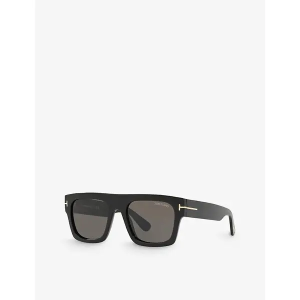 TOM FORD Ft0711 Fausto Square-frame Sunglasses - Black