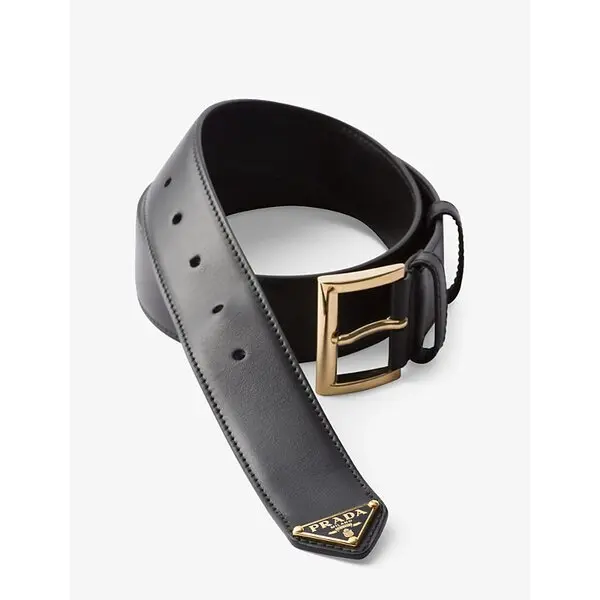 Prada Brand-plaque Leather Belt