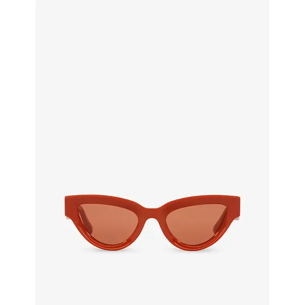 Bottega Veneta Cat-eye Sunglasses - Orange