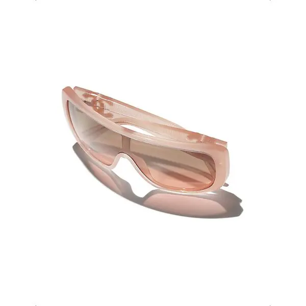 Chanel Shield Sunglasses - Pink