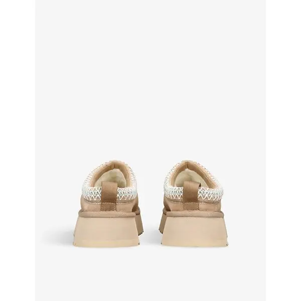 UGG Tazz Suede And Shearling Slippers - Beige