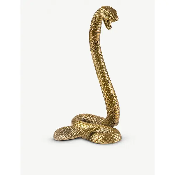 SELETTI Wunderkammer Aluminium Snake Ornament 43.5cm - One-color