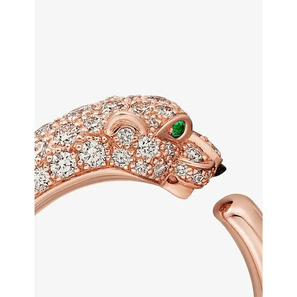 Cartier Panthère De 18ct And Diamond Ring - Rose Gold