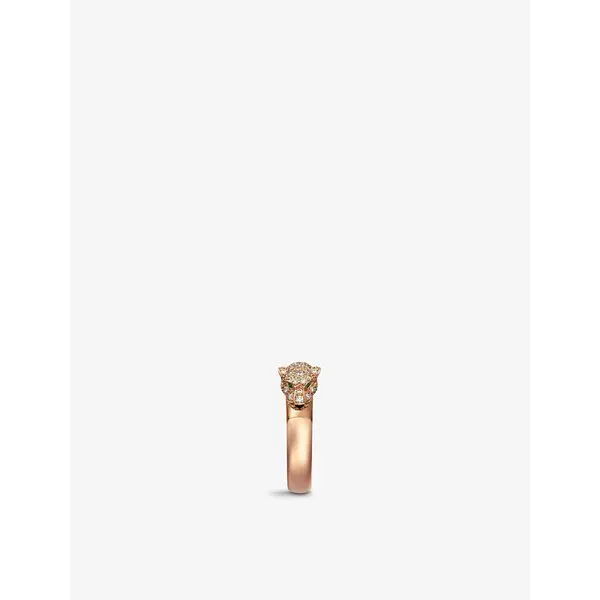 Cartier Panthère De 18ct And Diamond Ring - Rose Gold