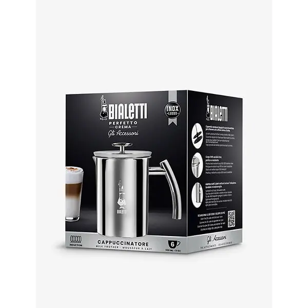 BIALETTI Manual Stainless Steel Milk Frother