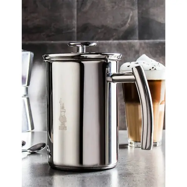 BIALETTI Manual Stainless Steel Milk Frother