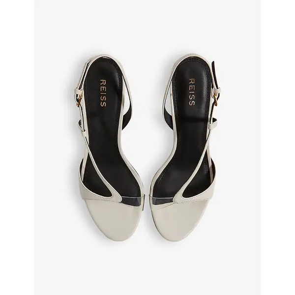 REISS Leather Strap Sandals