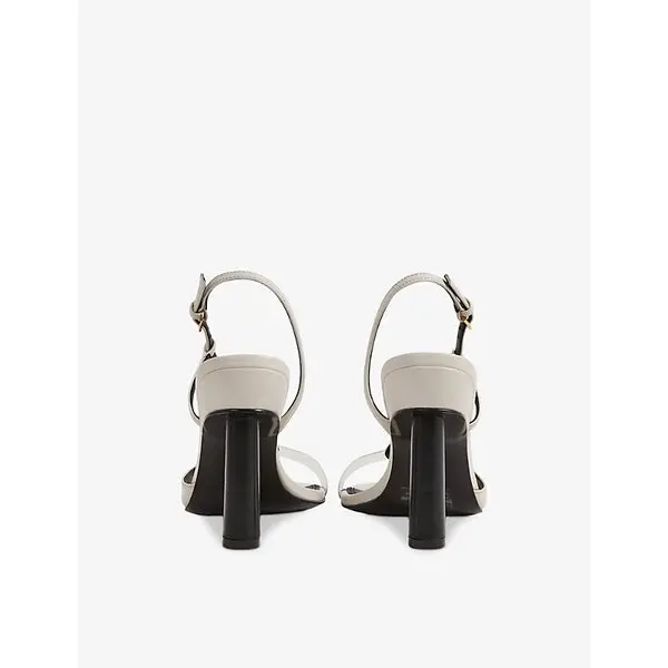 REISS Leather Strap Sandals