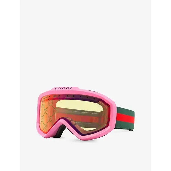 Gucci Gc001928 Gg1210s Injected Googles With Irregular Frame