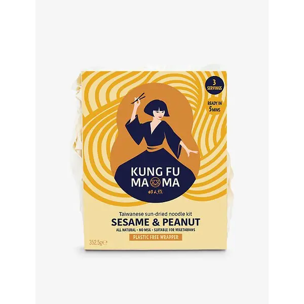 KUNG-FU MAMA Kung Fu Mama Sesame And Peanut Sun-dried Noodle Kit 352.5g - One-color