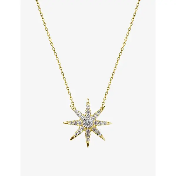 CARAT* LONDON Atrias Star Pendant Necklace - Gold