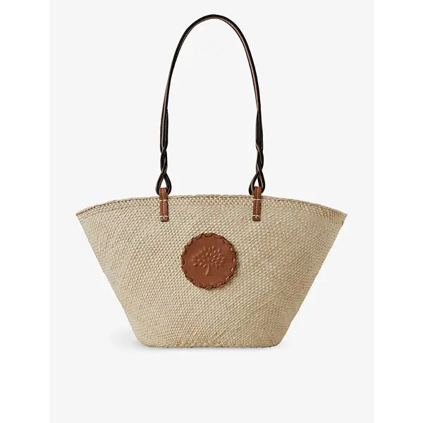 Mulberry Raffia Basket Bag