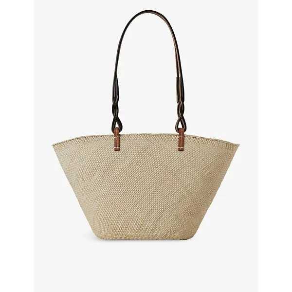 Mulberry Raffia Basket Bag