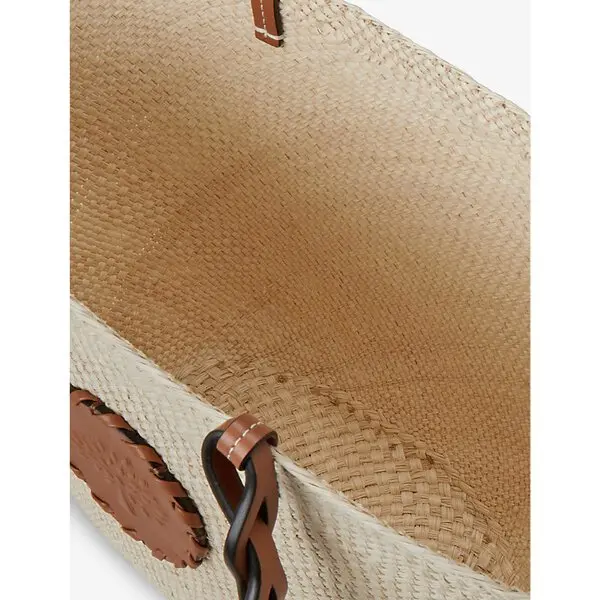 Mulberry Raffia Basket Bag