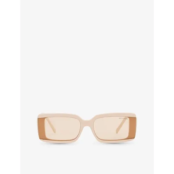 Tiffany & Co. Tf4197 Rectangle Sunglasses - Brown