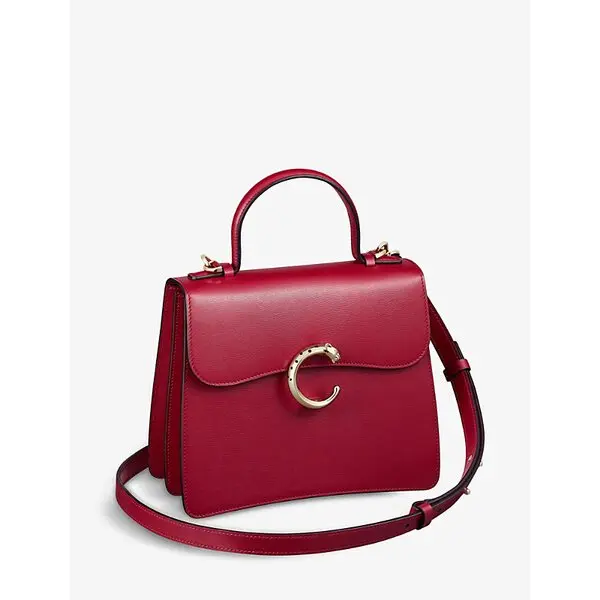 Cartier Panthère De Small Leather Cross-body Bag - Cherry Red