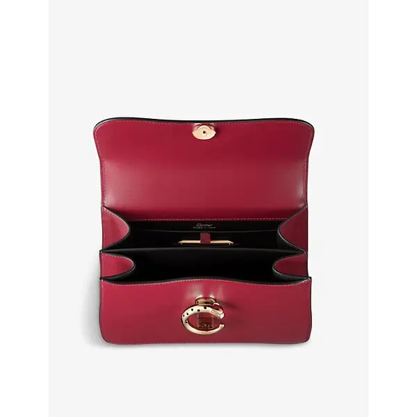 Cartier Panthère De Small Leather Cross-body Bag - Cherry Red
