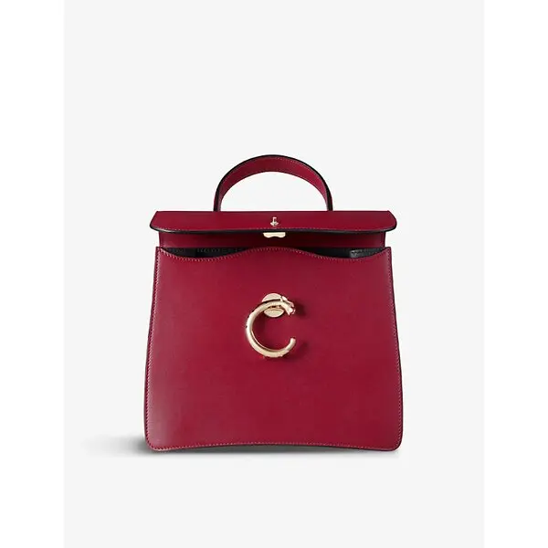 Cartier Panthère De Small Leather Cross-body Bag - Cherry Red