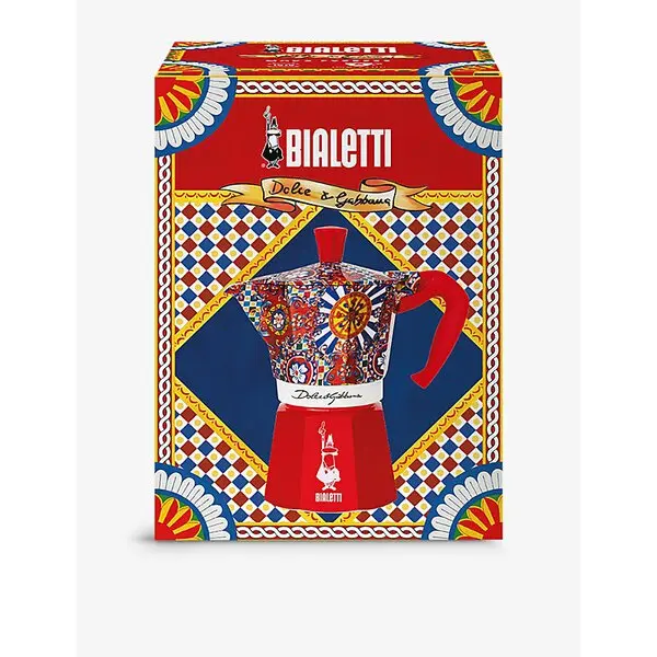 BIALETTI X Dolce & Gabbana Moka Express Six-cup Aluminium Espresso Maker - Multi