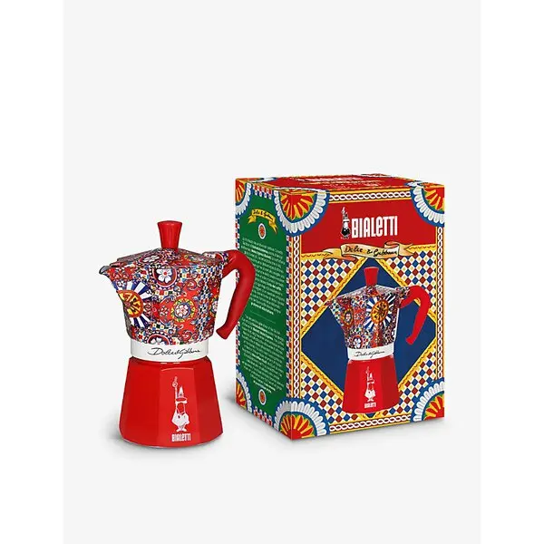 BIALETTI X Dolce & Gabbana Moka Express Six-cup Aluminium Espresso Maker - Multi