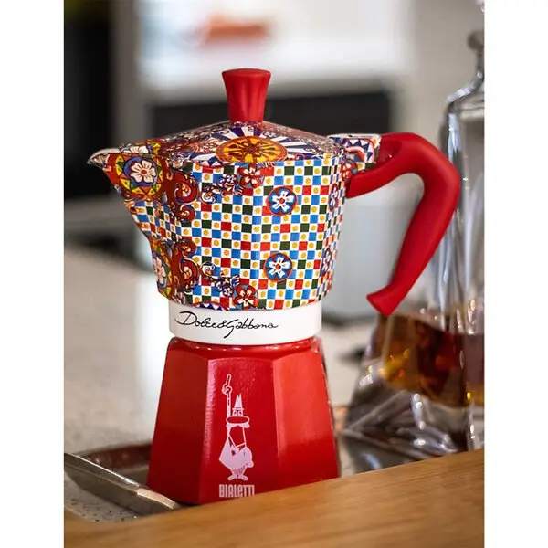BIALETTI X Dolce & Gabbana Moka Express Six-cup Aluminium Espresso Maker - Multi