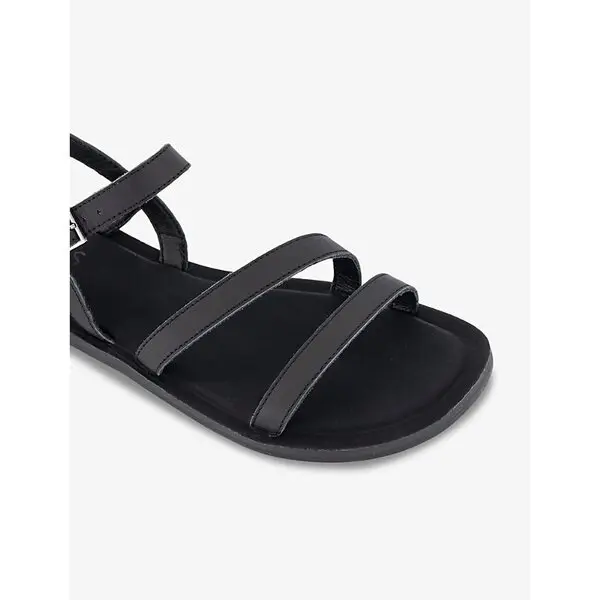 Toms Kira Ankle-strap Leather Sandals - Black