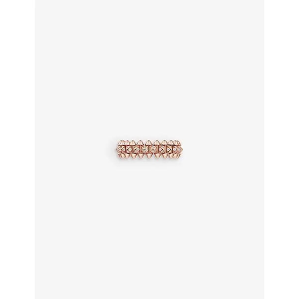 Cartier Clash De 18ct Rose-gold And 0.31ct Diamond Ring - Rose Gold