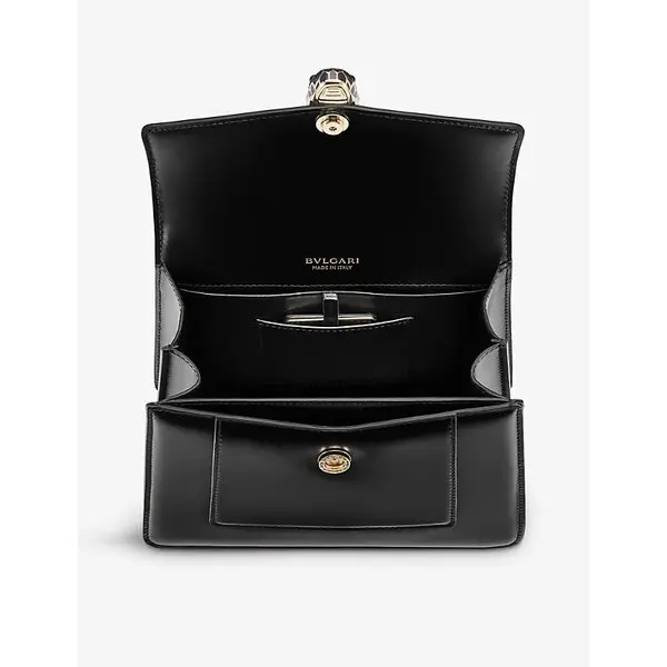 BVLGARI Serpenti Forever Top-handle Bag - Black