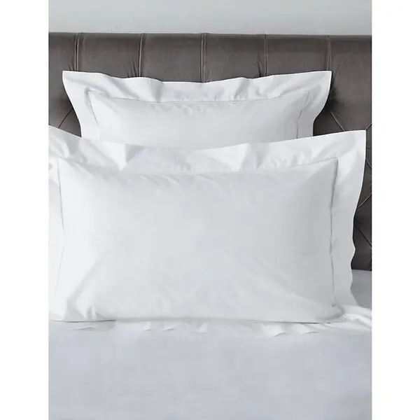 THE WHITE COMPANY Cavendish Cotton Pillowcase - White