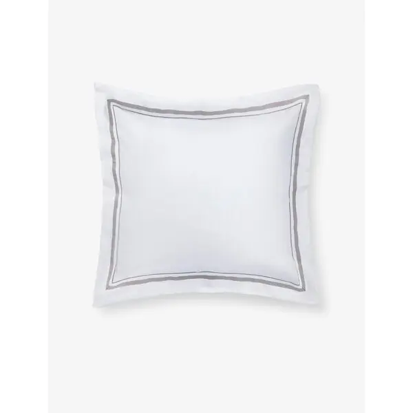 THE WHITE COMPANY Cavendish Cotton Pillowcase - White/mink