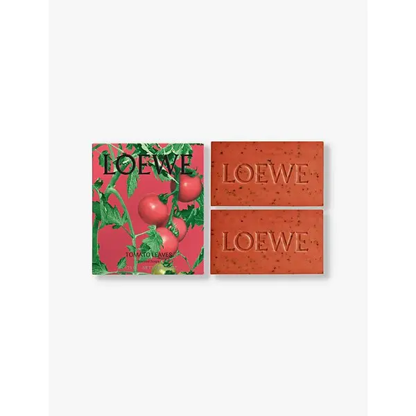 Loewe Tomato Pack Of Two Scented Soap Bars 125g