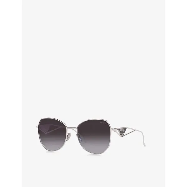 Prada Aviator Sunglasses - Silver