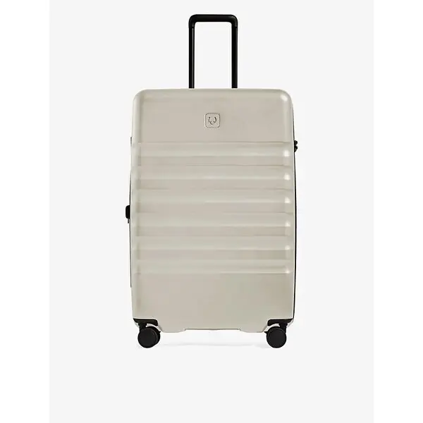 ANTLER Icon Stripe Large Hard-shell Polycarbonate Suitcase 78.5cm - Taupe