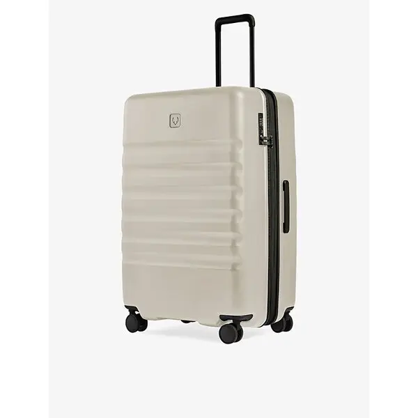 ANTLER Icon Stripe Large Hard-shell Polycarbonate Suitcase 78.5cm - Taupe