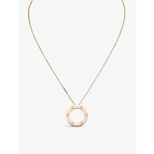 CARTIER Love 18ct Rose Gold Necklace - One-color