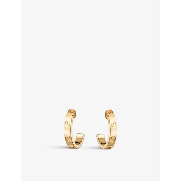 CARTIER Love 18ct Yellow Gold Earrings - One-color
