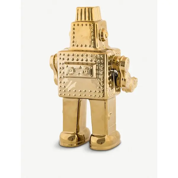 SELETTI Robot Gold-toned Ornament 30cm
