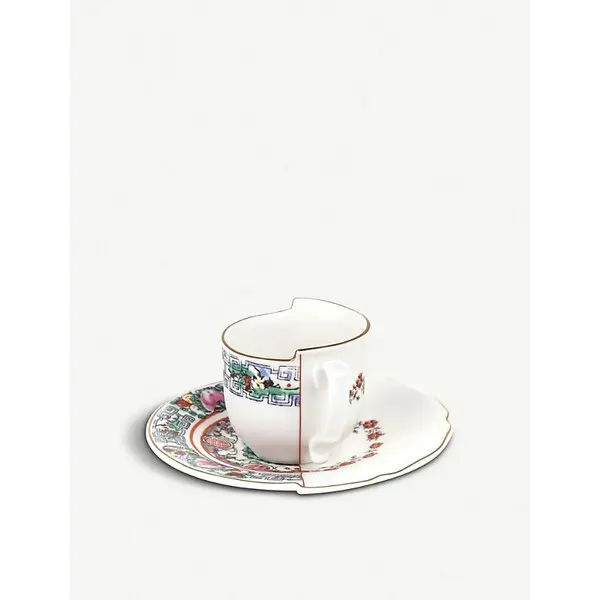 SELETTI Tamara Hybrid Porcelain Coffee Cup And Saucer - One-color