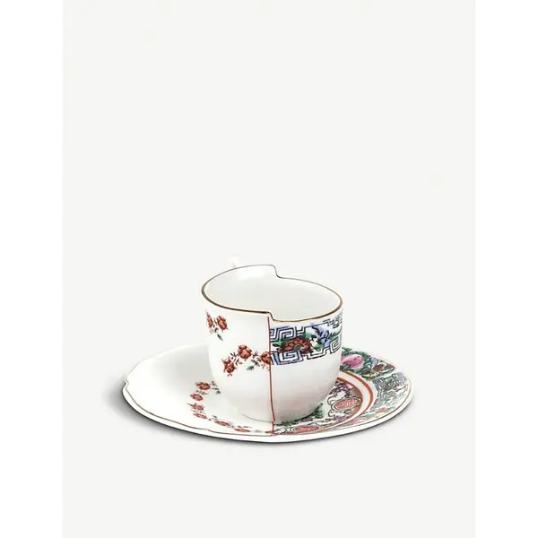 SELETTI Tamara Hybrid Porcelain Coffee Cup And Saucer - One-color