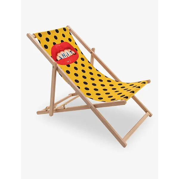 SELETTI Wears Toiletpaper Sh*t Foldable Deckchair 87cm X 58cm - One-color