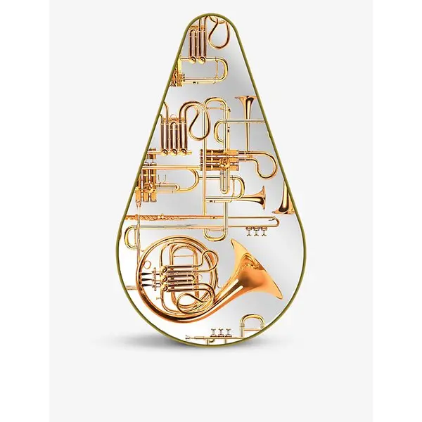 SELETTI X Toiletpaper Trumpets Glass Mirror 80.5 X 45cm - One-color