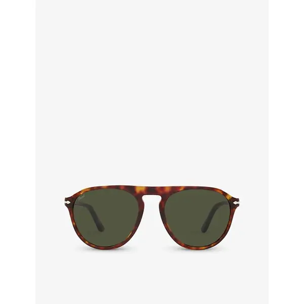 Persol Tortoiseshell Aviator Sunglasses - Brown