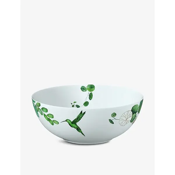 VILLEROY & BOCH Avarua Leaf-print Porcelain Salad Bowl 23cm - One-color