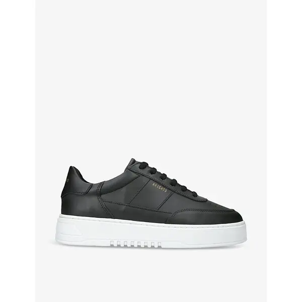 Axel Arigato Orbit Vintage Contrast-panel Leather Trainers - Blk/white