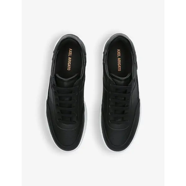 Axel Arigato Orbit Vintage Contrast-panel Leather Trainers - Blk/white