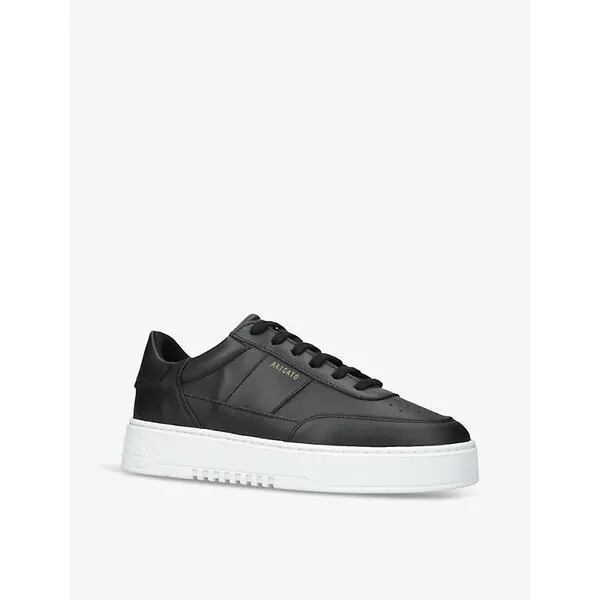 Axel Arigato Orbit Vintage Contrast-panel Leather Trainers - Blk/white