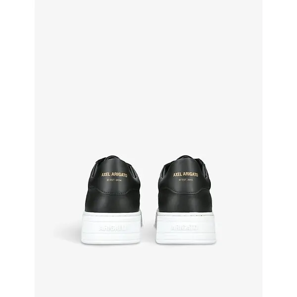Axel Arigato Orbit Vintage Contrast-panel Leather Trainers - Blk/white