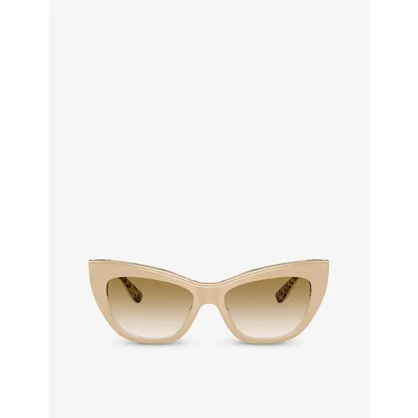 Dolce & Gabbana Dg4417 Cat-eye Sunglasses - Cream