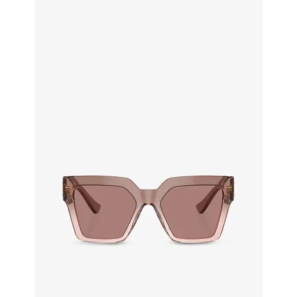 Versace Ve4458 Butterfly-frame Sunglasses - Tan